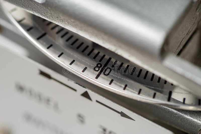 Close-up of Electric Meter Measuring Dial. Stock Photo - Image of grid ...