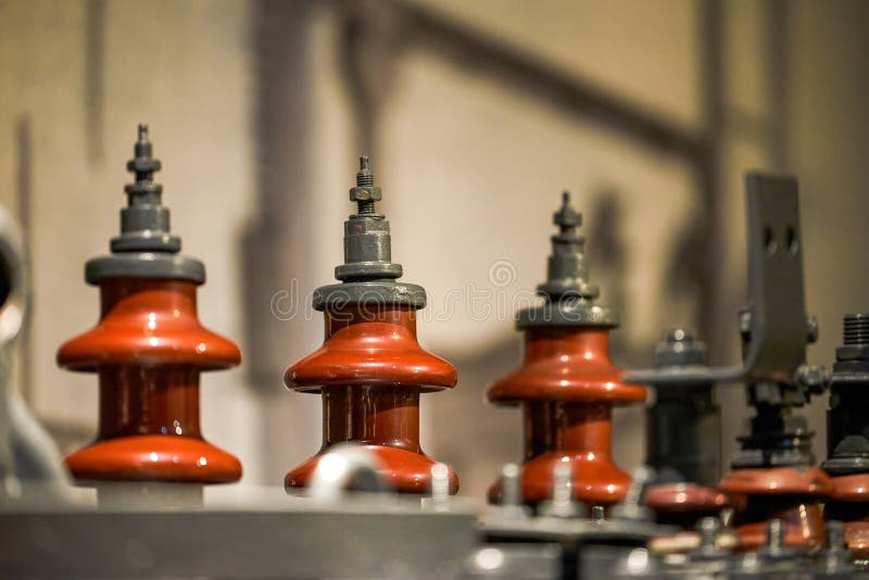 Close-up of Electrical Equipment Used in Modern Electrical Industry ...