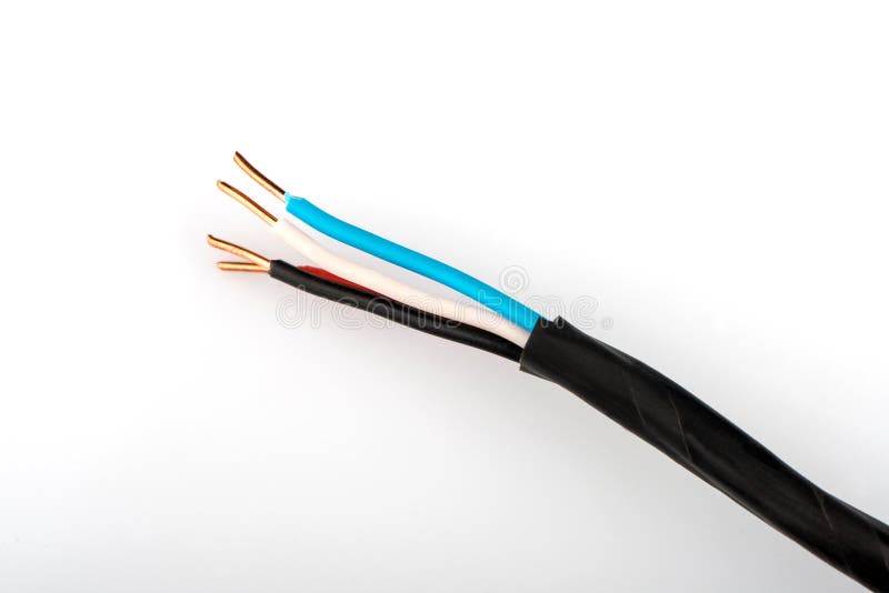 Close Up of Electrical Power Cables Stock Image - Image of backgrounds ...