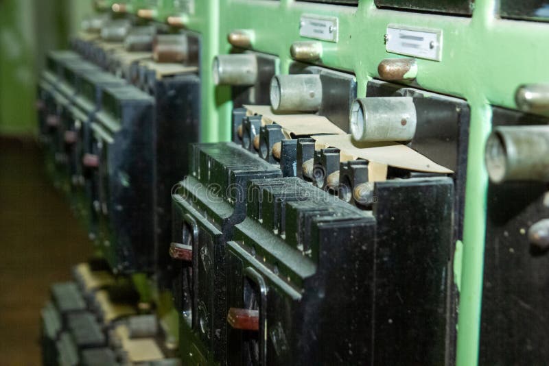 Close Up of Electrical Power Switches, Electrical Switch Stock Photo ...