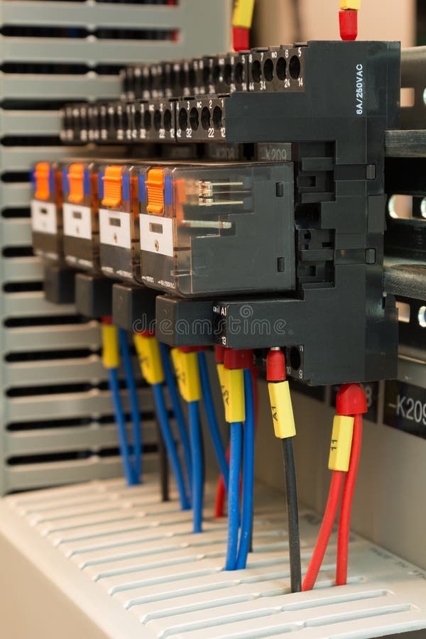 Electrical Automation and Control Equipment Stock Image - Image of ...