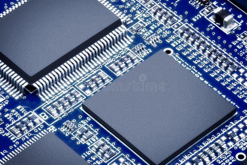 Close-up of Electronic Board. Stock Image - Image of circuit ...