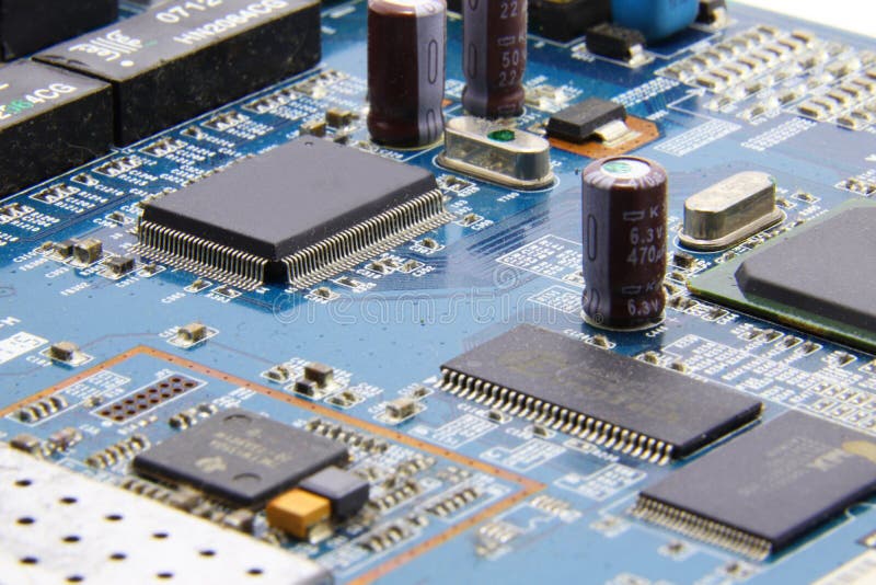 Close-up of Electronic Circuit Board with Processor Stock Image - Image ... Close-up of Electronic Circuit Board with Processor Stock Image - Image ...