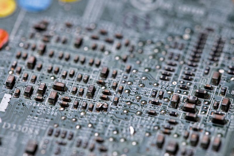 Close-up Electronic Control Panel, Repairs Laptop Pc, Computer ...