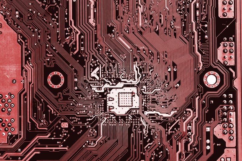 Close Up of Electronics Circuit Mainboard Stock Photo - Image of main ...
