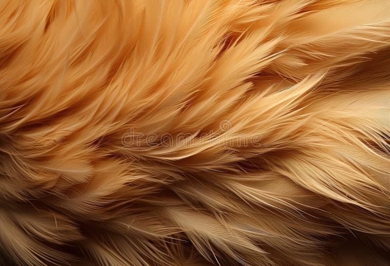 Close-up of Elegant, Soft and Fluffy Feathers with Beautiful Natural ...