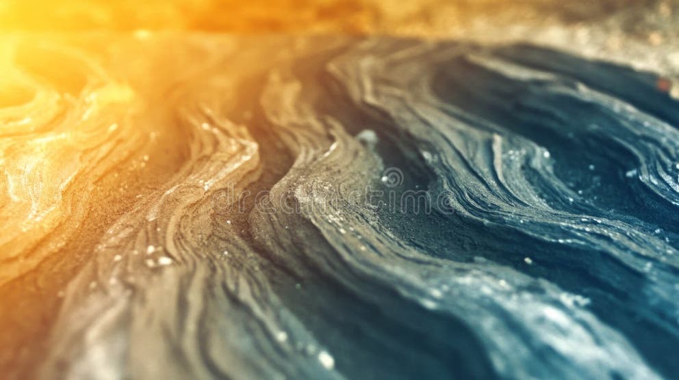 Close-up of Elegant Textured Patterns and Swirling Chaos Stock ...