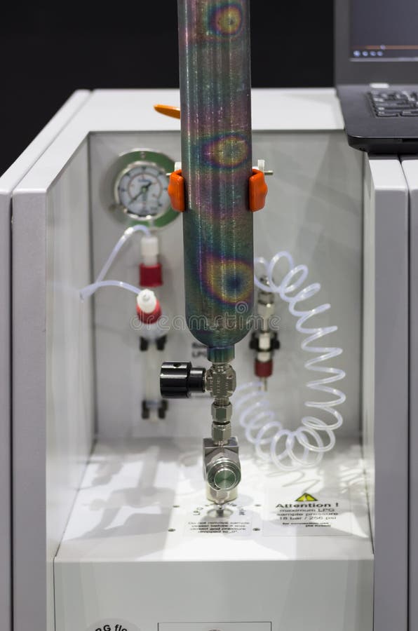 Close Up Elemental Analyzer Stock Photo - Image of mines, inspect ...