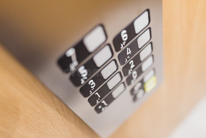Modern Elevator Keypad Floor Level Buttons Stock Photo - Image of ...