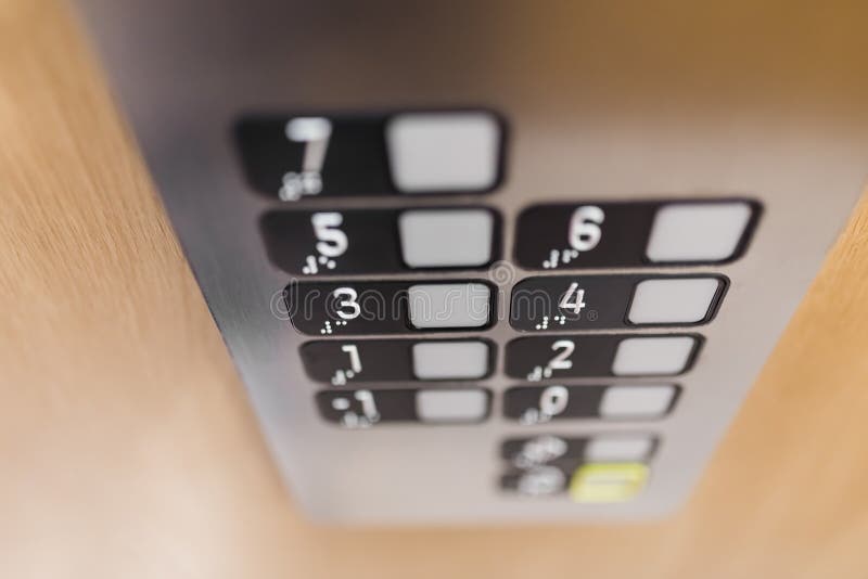Elevator keypad stock image. Image of color, lift, pushing - 7733645