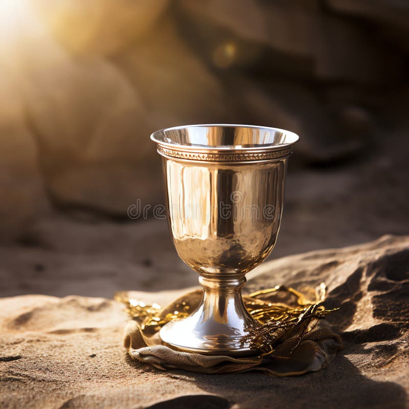Close Up Elijah Cup in Passover Table, Passover Meal, Jewish Holiday ...