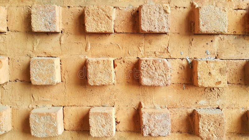 Close Up of Embossed Brick Wall Texture Stock Photo - Image of wood ...