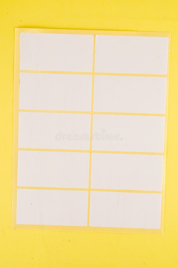 Close-up of empty labels stock photo. Image of single - 167998836