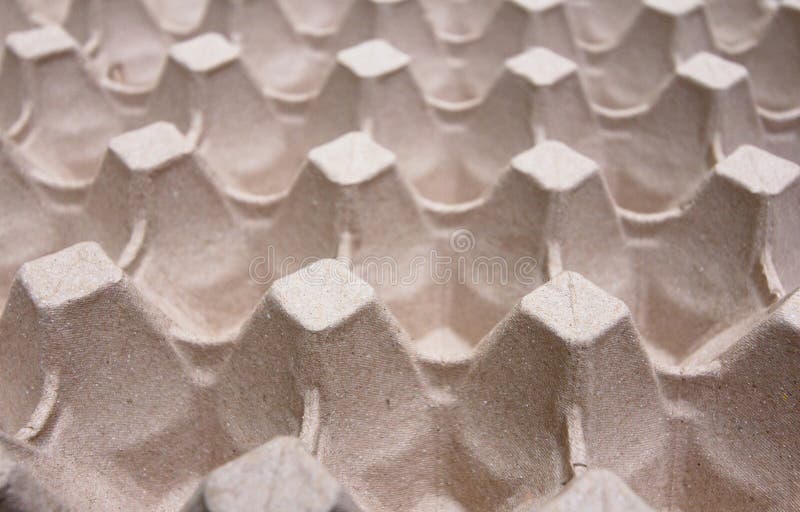 Close Up of Empty Paper Eggs Tray Texture Stock Image - Image of object ...