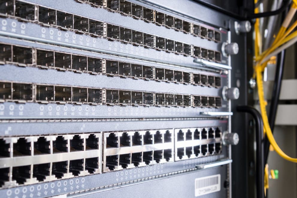 Close-up of Empty Switch Panel Stock Image - Image of optic, hardware ...