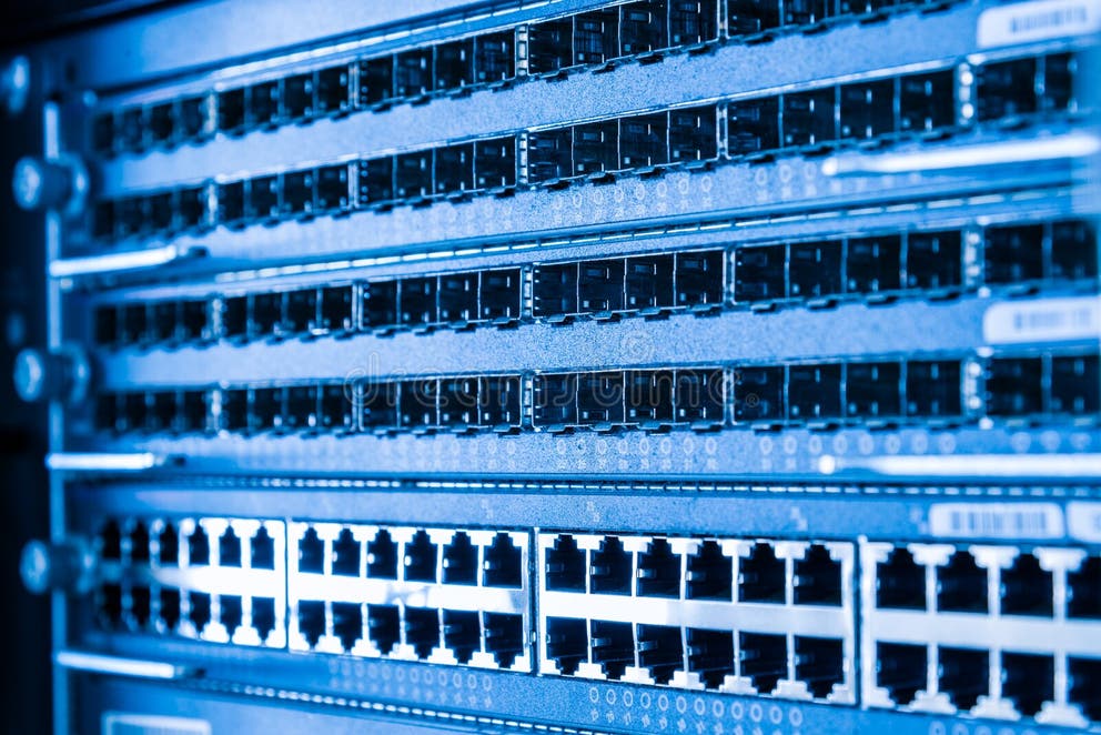 Close-up of Empty Switch Panel Stock Image - Image of core ...