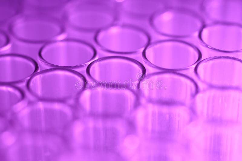 Close-up of Empty Test Tubes in Purple Stock Photo - Image of medical ...