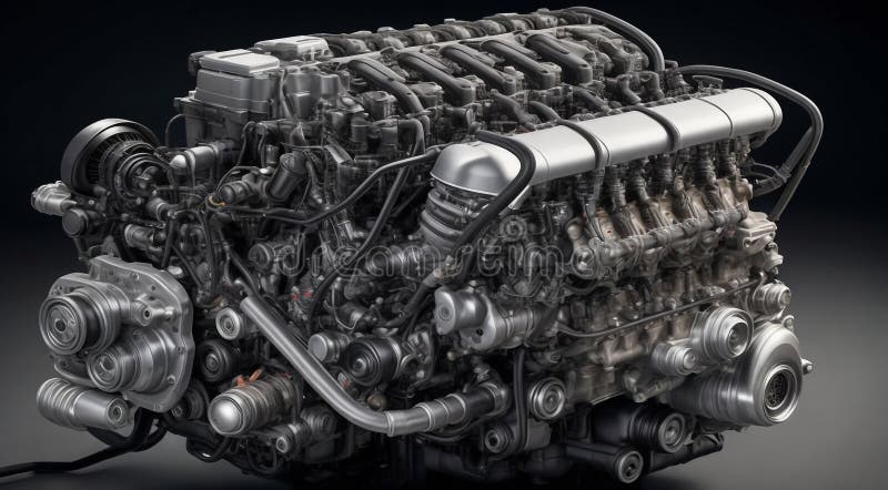 Close-up of a Engine of a Car, Car Engine, Engine Background, Car ...