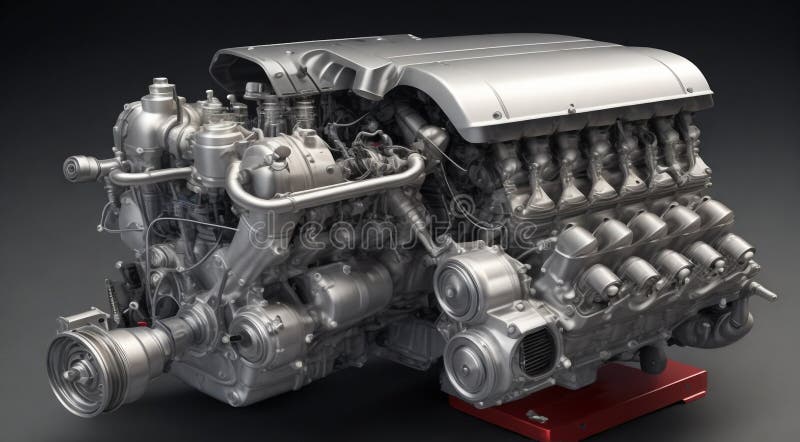 Close-up of a Engine of a Car, Car Engine, Engine Background, Car ...