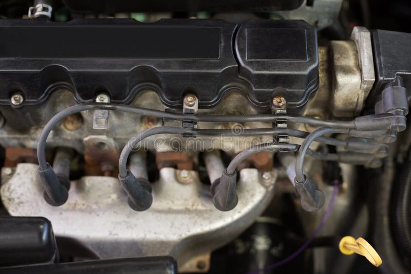 Close up of engine stock photo. Image of gearshift, complexity - 49283926