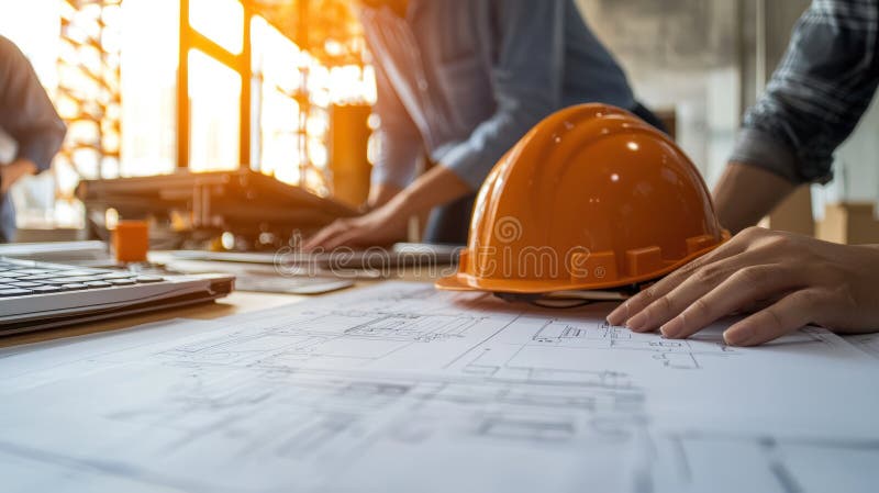 Close Up of Engineers Collaborating on Innovative Industrial Solutions ...