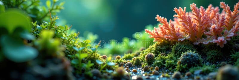 Close Up of Enhanced Algae, Highlighting Color and Texture , Wellness ...