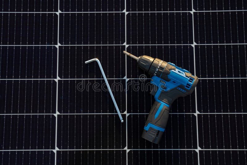 Equipment of Instruments for Mounting and Connecting Solar Photovoltaic ...