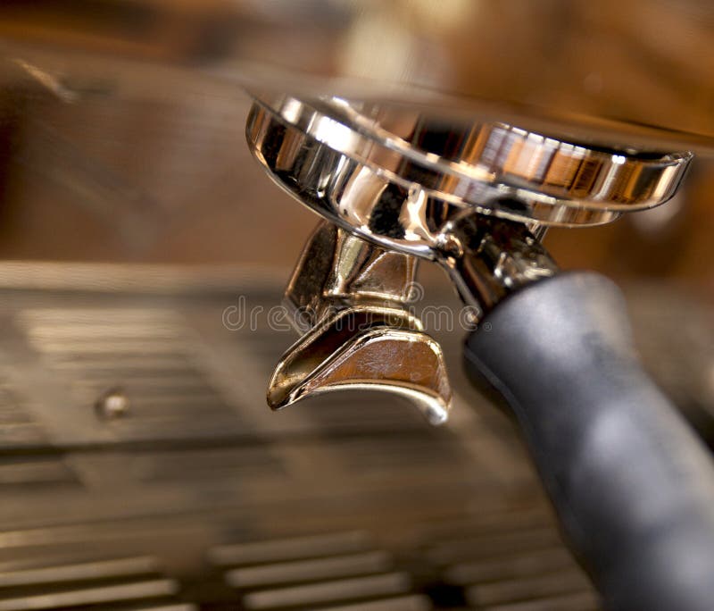 Close-up of espresso maker stock image. Image of maker - 16051889