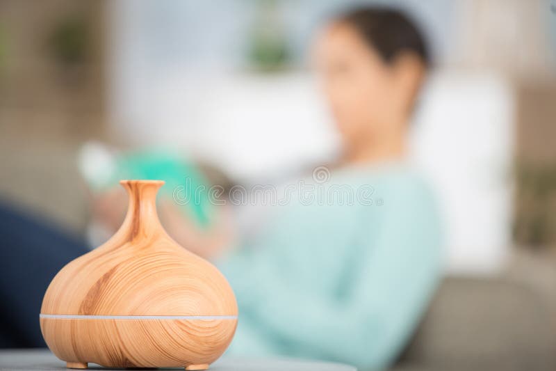 Close Up Essential Oil Diffuser Stock Image - Image of beautiful ...