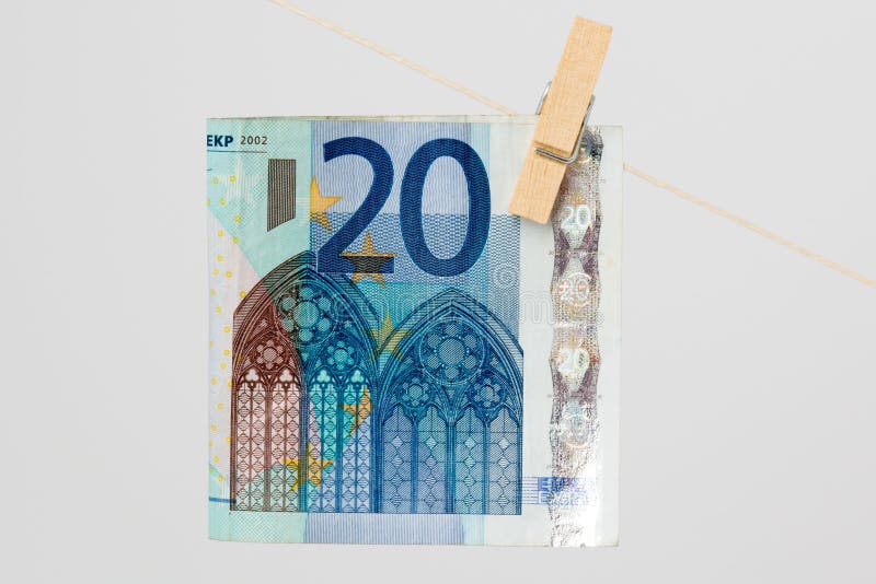 Euro Bill Sticking Out from a Blue Jean Pocket Stock Image - Image of ...