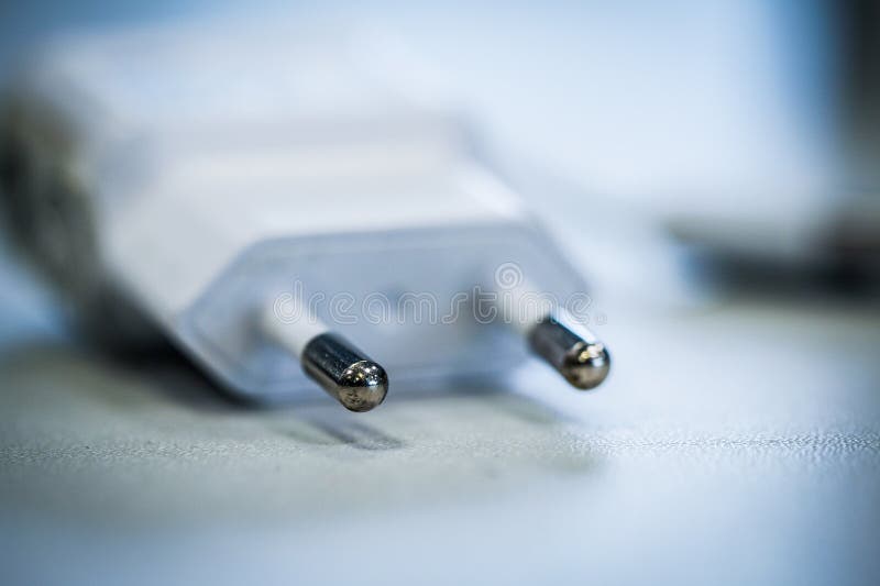 Close-up of European Power Plug Stock Photo - Image of device, increase ...