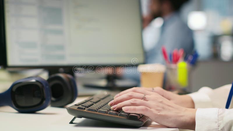 Close Up of it Expert Coding with AI Language Model Assistance in ...