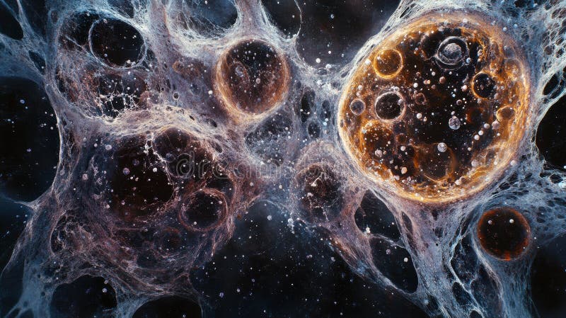 The Close-up Exploration Uncovers Detailed Cellular Formations ...