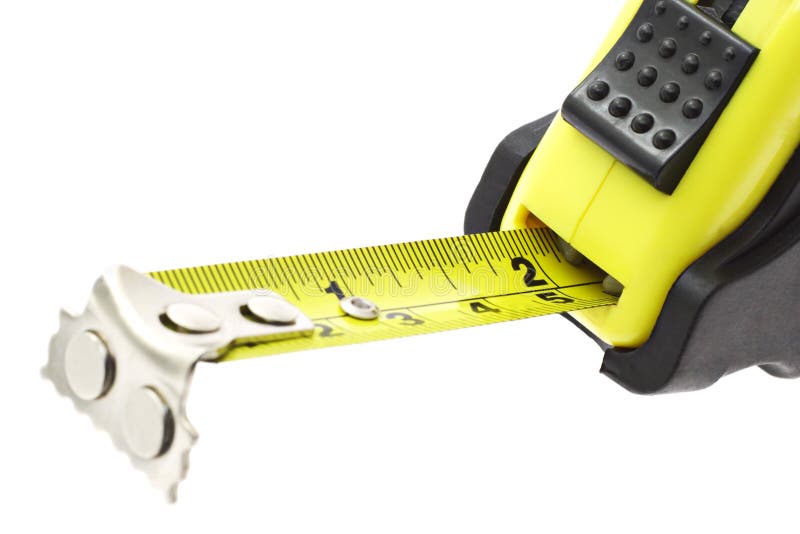 Close Up of Extended Measuring Tape Stock Photo - Image of imperial ...