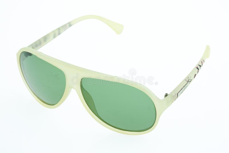 Close Up of Eye Glasses on White Background Stock Image - Image of ...