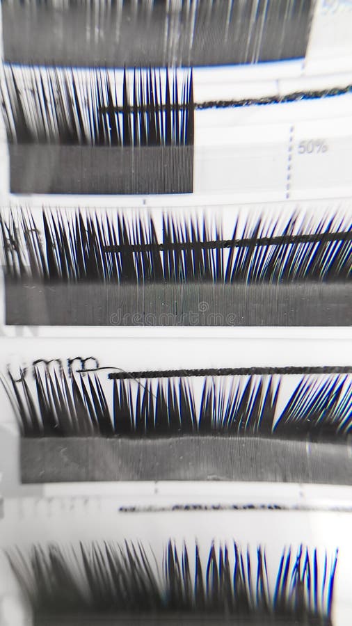 Close Up of Eyelash Extensions Fans for Professional Lash Artists ...