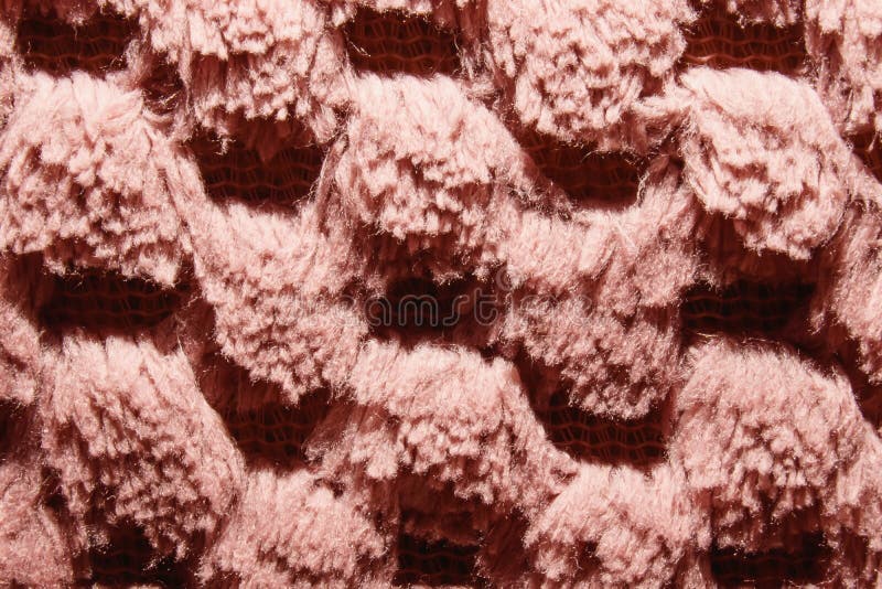 Close-up Fabric Texture. Fancy Curls of Colored Fabric Fibers. Stock ...