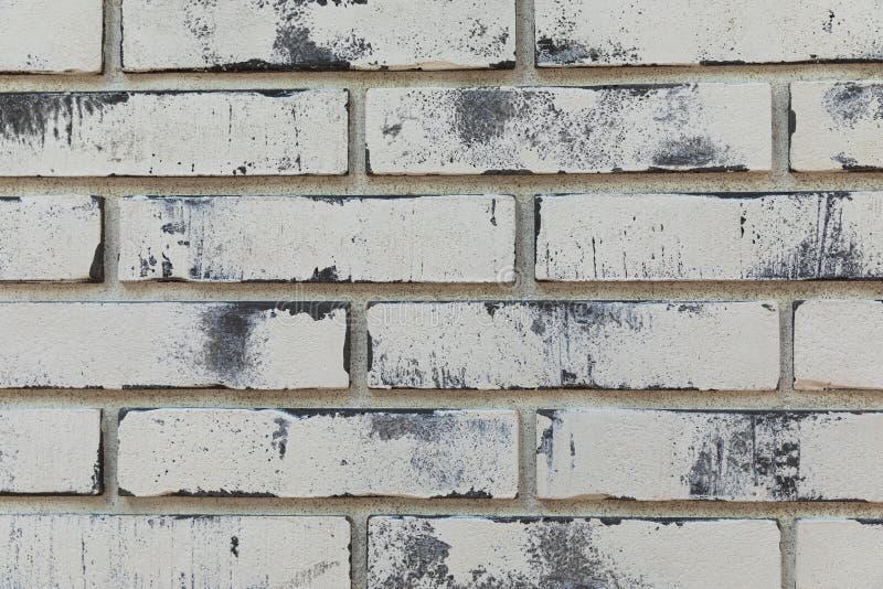 Close-up of a Facade Panel of a Brickwork of Ivory Color Stock Photo ...