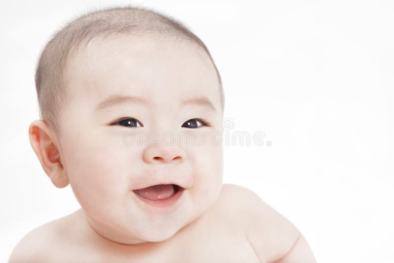 Chinese baby face stock photo. Image of asian, infant - 19376552