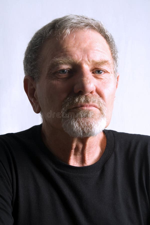 Close Up on the Face of a Baby Boomer - Isolated Stock Photo - Image of ...