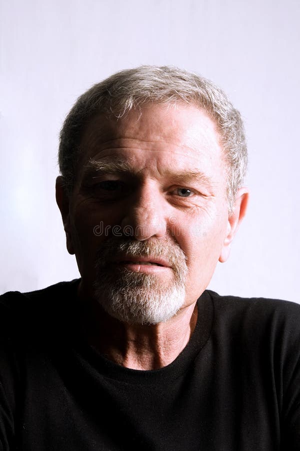 Close Up on the Face of a Baby Boomer - Isolated Stock Photo - Image of ...