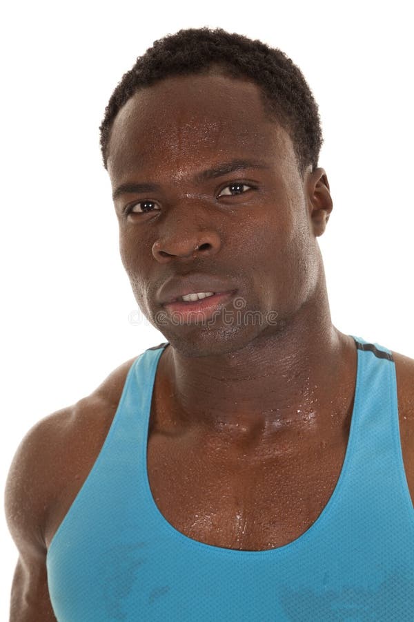 Close up face sweat stock image. Image of muscle, short - 23981799
