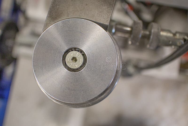 Close Up of Factory Machine Moving Part Stock Image - Image of ...