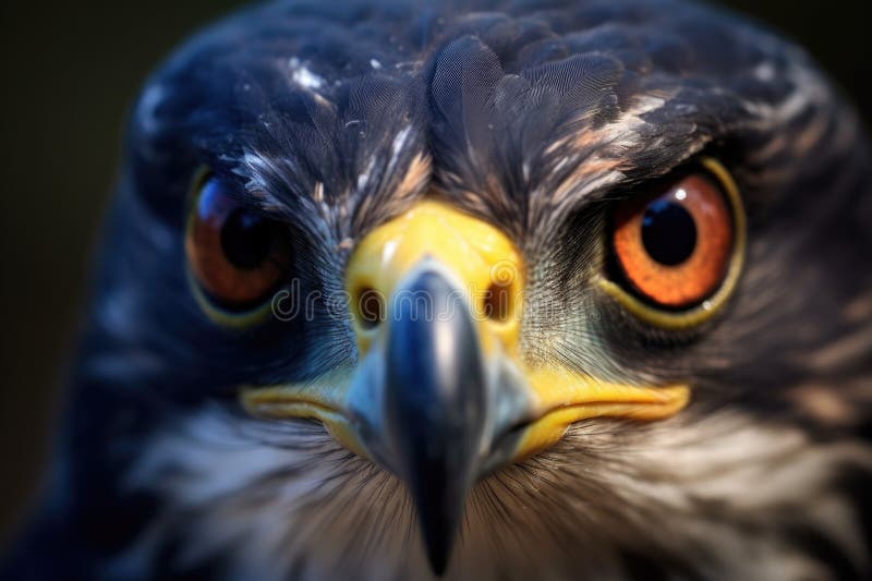 Close-up of Falcons Fierce Eyes and Beak Stock Photo - Image of closeup ...