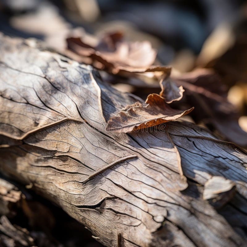 Close-up of Fallen Leaves, with the Sunlight Shining through Them Stock ...