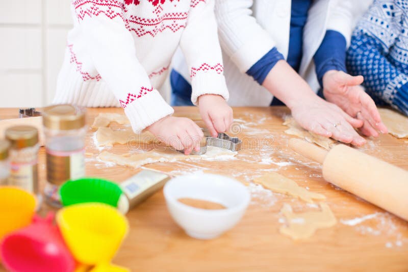 Close up of family baking stock image. Image of handmade - 27626687