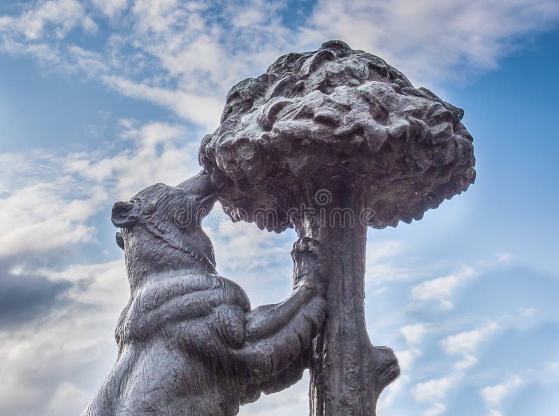 Close Up of Famous Bear and Strawberry Tree Statue Editorial ...