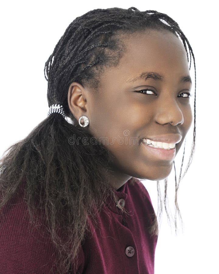 Close up feliz do Tween foto de stock. Imagem de prego - 36854934