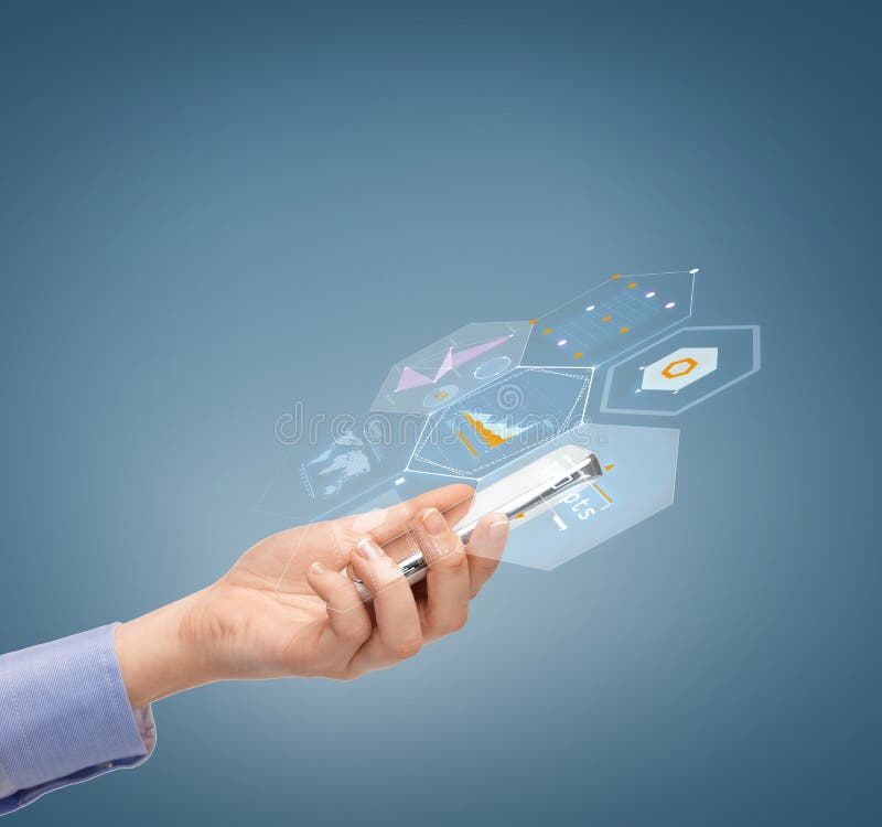 Close Up of Female Hand with Smartphone Stock Photo - Image of ...