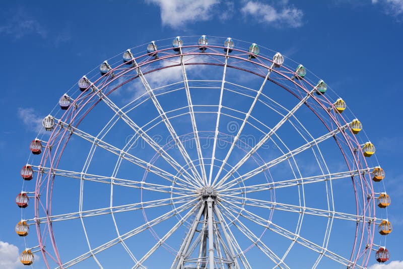 Close up ferris wheel stock photo. Image of building - 84197934